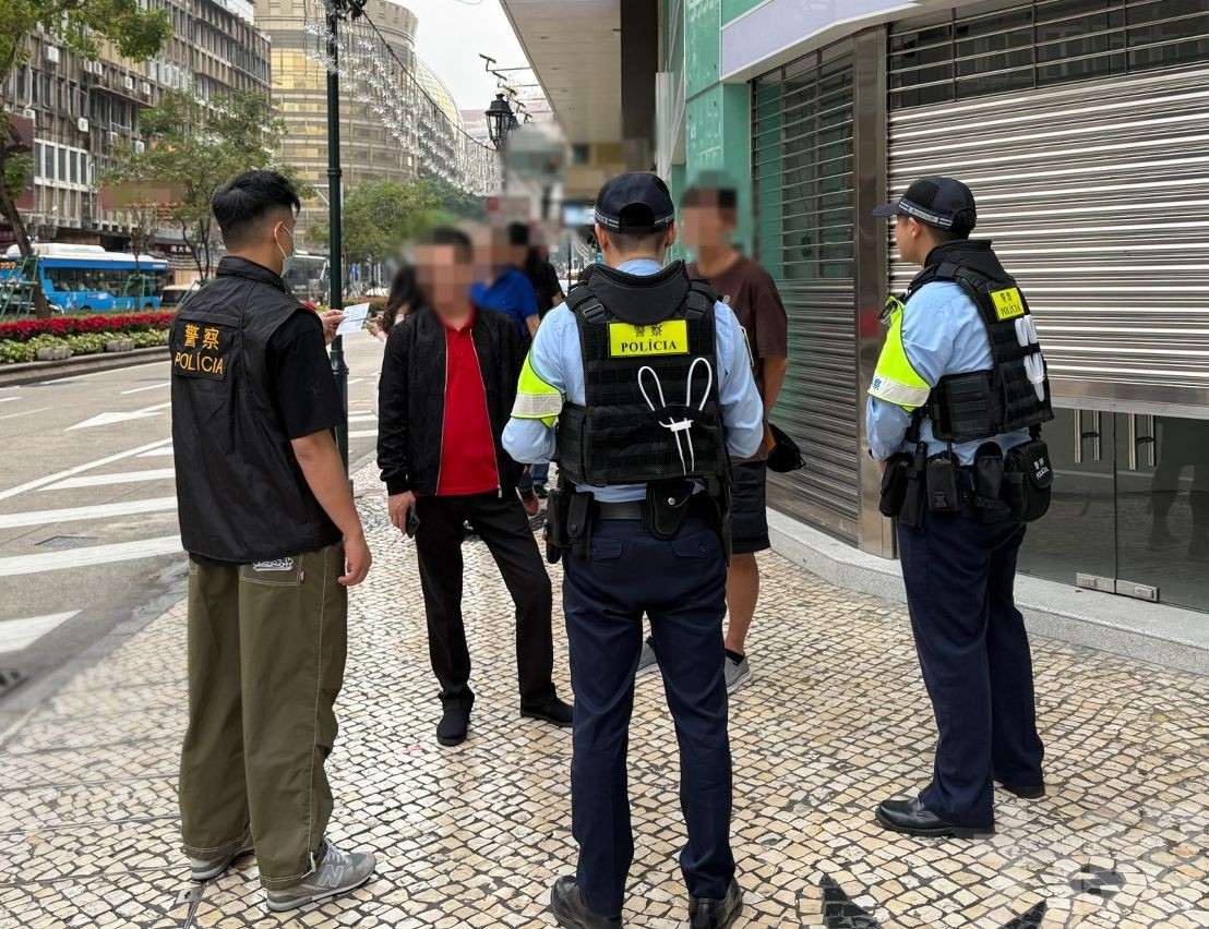治安警續“冬防行動” 截四換錢黨三流鶯一黑工 - 澳門力報官網